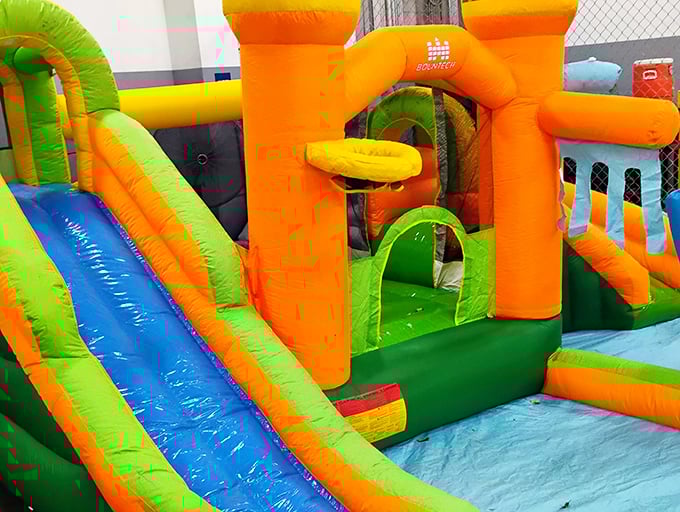 Backyard fun without the water park prices! This inflatable slide transforms ordinary Tuesdays into summer celebrations kids won't forget.