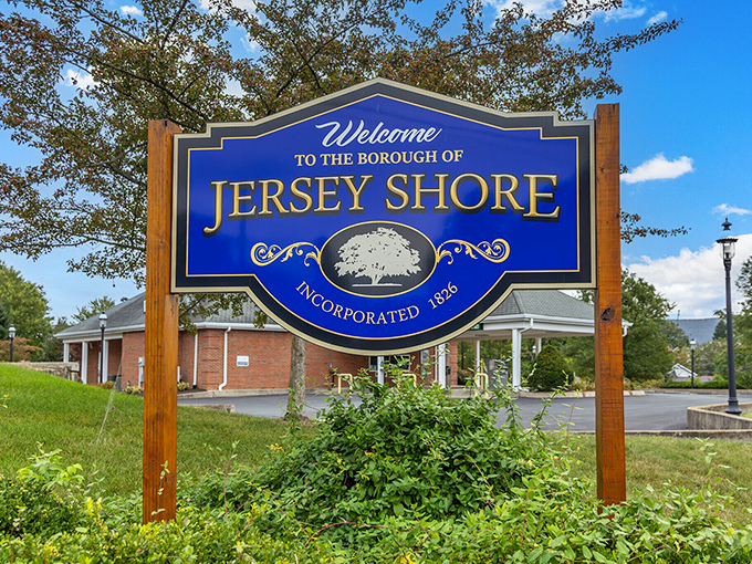 The welcome sign promises exactly what Jersey Shore delivers—a community with deep roots and open arms, not a reality TV show set.