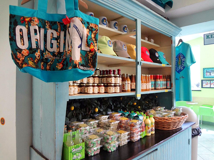 Beyond pies, the shop offers a colorful array of key lime-themed souvenirs – because the memory of great pie deserves a t-shirt.