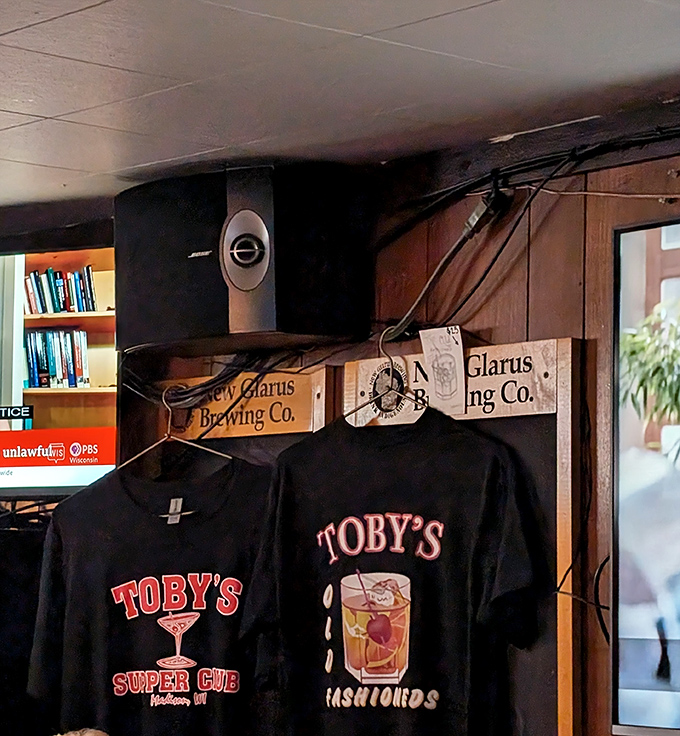 Supper club merch that lets you take home the spirit of Toby's, if not the actual fish fry and old fashioneds.