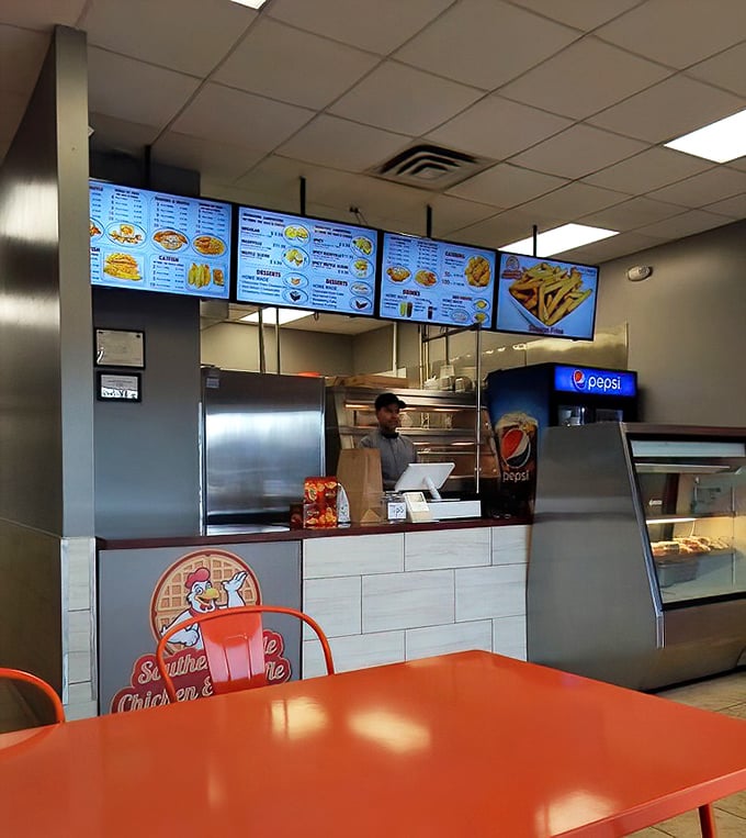 The counter where dreams come true, complete with a menu that doesn't waste time on anything that isn't absolutely worth eating.