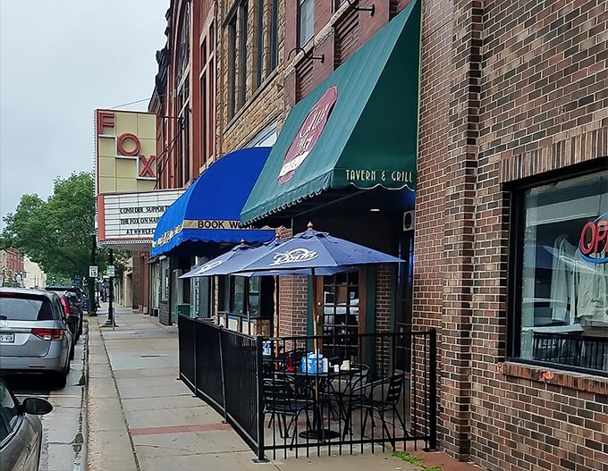 Downtown Stevens Point provides the perfect backdrop for Guu's outdoor seating—where Main Street becomes your dining room.