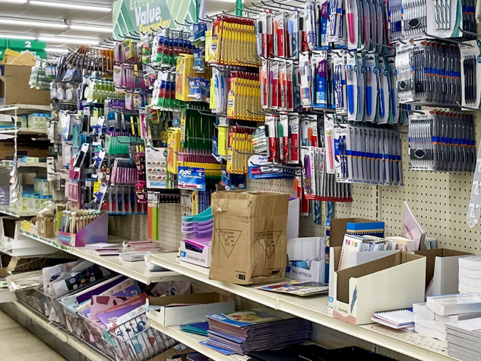 School supply heaven that makes September shopping feel like a scavenger hunt where everyone wins—especially your wallet.