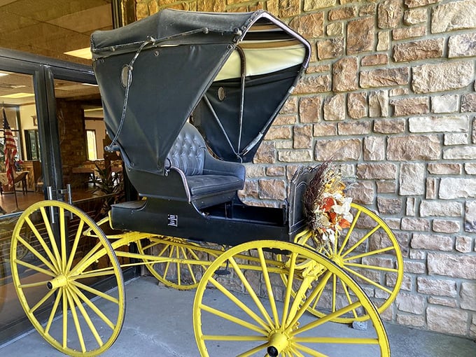 Before heated seats and Bluetooth connectivity, this stylish buggy was the luxury vehicle of its day—zero emissions, but plenty of horsepower.