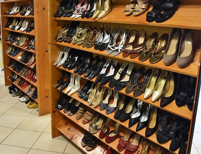Shoe heaven! From practical flats to party-ready heels, this collection rivals Imelda Marcos's closet – minus the political controversy and exorbitant price tags.