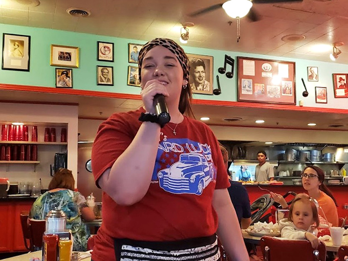 Talent served tableside—Branson's singing servers turn lunch into an impromptu concert that rivals the town's famous shows.