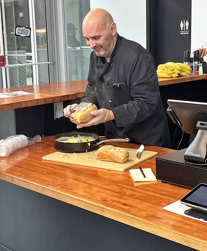 Crafting the perfect sandwich is serious business, requiring focus, precision, and the kind of passion you can't fake.