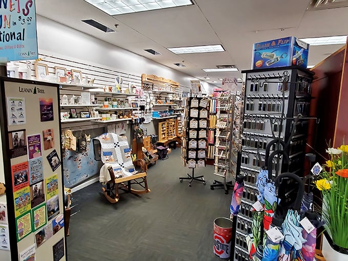 The gift shop offers a chance to take home a slice of Amish Country—minus the actual slice of pie you just devoured.