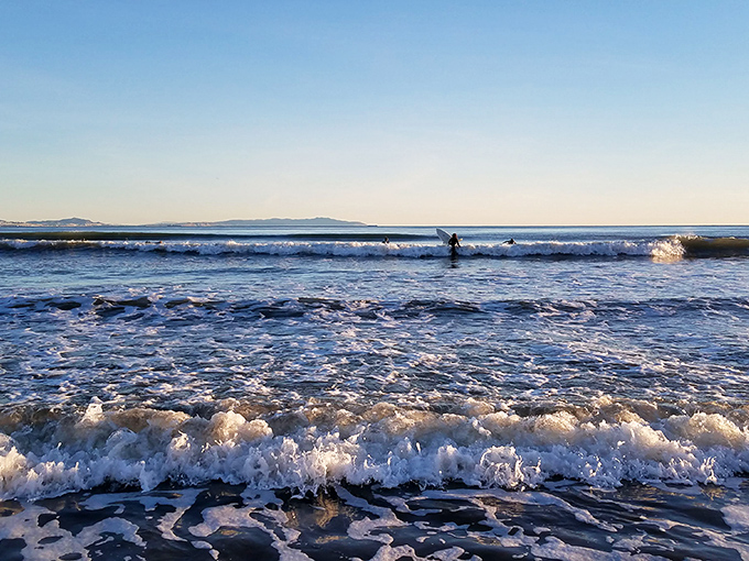Catching waves in solitude – Bolinas surfers know that paradise isn't about crowds, but about that perfect morning break.