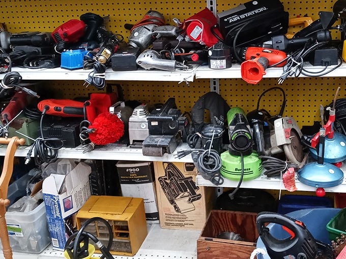 Tools upon tools upon tools—a handyman's fantasy where every project suddenly seems possible and affordable.