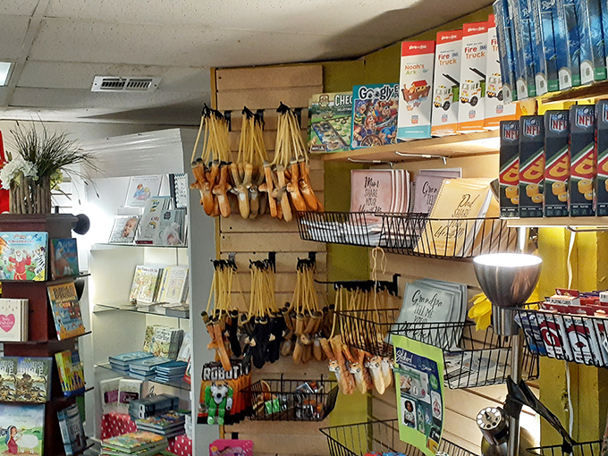 Beyond just food, the upstairs gift shop offers souvenirs that let you take a piece of Farmhouse charm home—minus the calories.