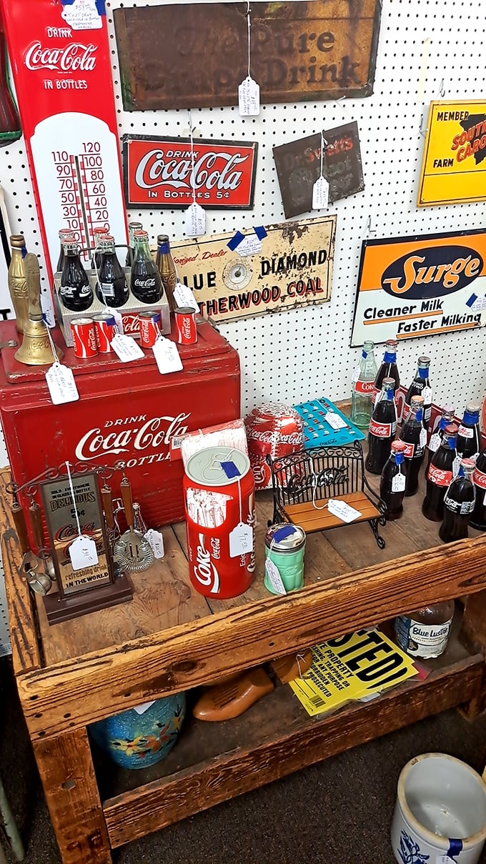 Vintage Coca-Cola collectibles capture America's love affair with the fizzy dark elixir. Each advertisement is a tiny time machine to simpler days.