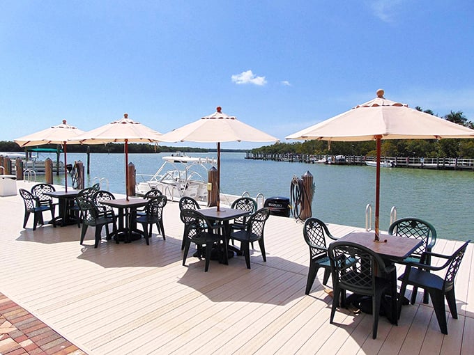 Walker's Coon Key Marina combines function with Florida flair—a nautical parking garage with the best views in town.