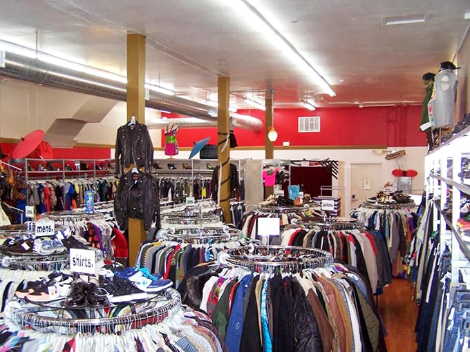 A bird's-eye view of fashion democracy—where vintage treasures and yesterday's trends create tomorrow's unique style statements.