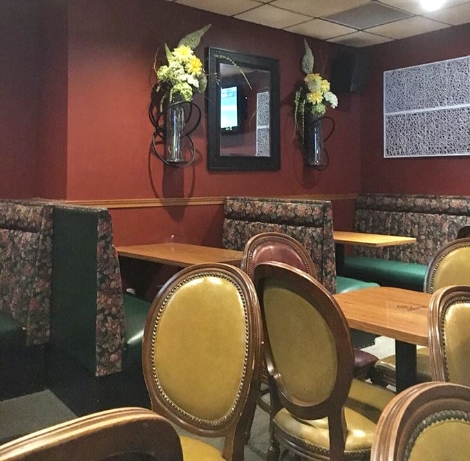 Booth seating that invites you to settle in for the long haul—because a proper supper club meal isn't a sprint, it's a marathon.