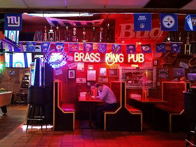 These booths have witnessed first dates, business deals, and countless debates about whether the Dolphins will ever win another Super Bowl.