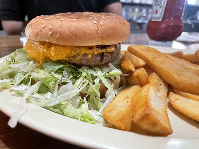 Even the burger gets the El Tepeyac treatment – proving that when you know how to cook, everything on your menu becomes someone's favorite.