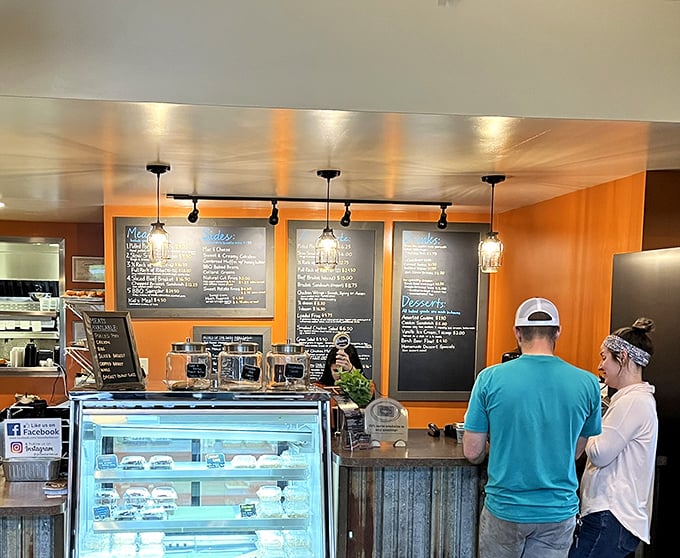 The moment of decision at Jesse's counter—where the only wrong choice is not ordering enough to have leftovers for tomorrow.