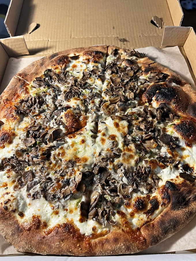 The Champions pizza proves mushrooms deserve top billing – move over pepperoni, there's a new star.