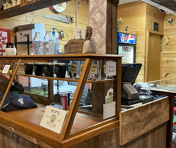 The counter where transactions happen, but the real exchange is the smile that comes with knowing good food is moments away.