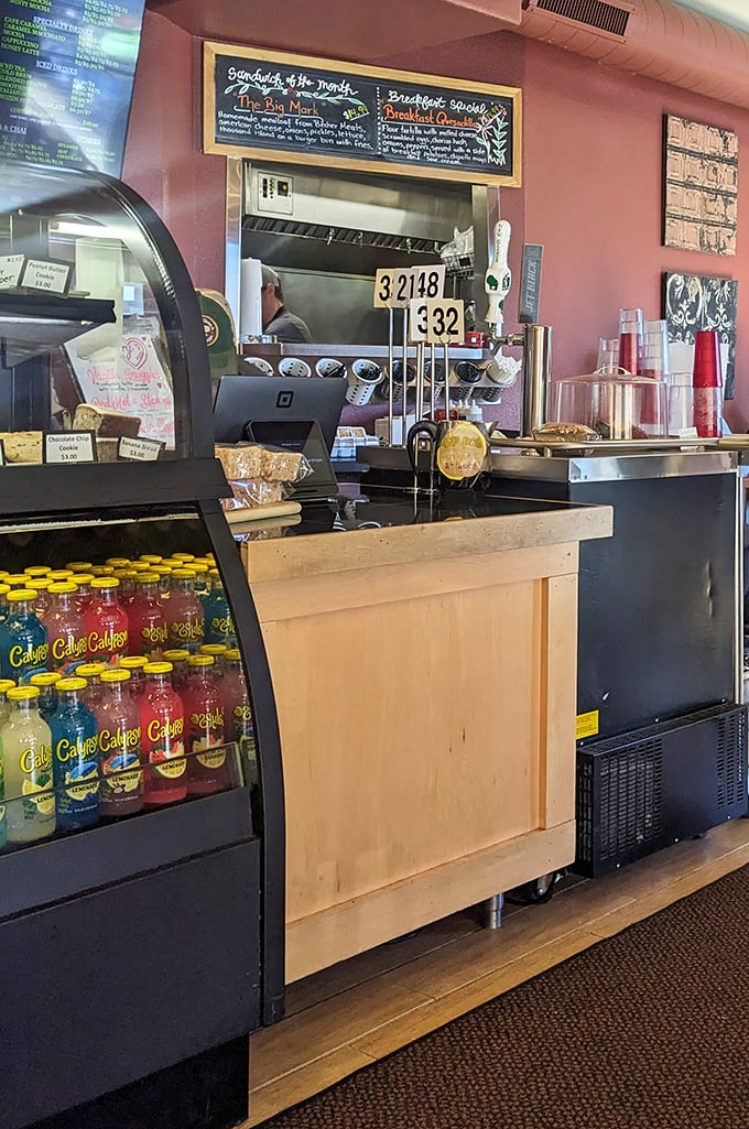 Where the magic happens—this counter has witnessed more cheese-induced joy than most therapists see in a lifetime.