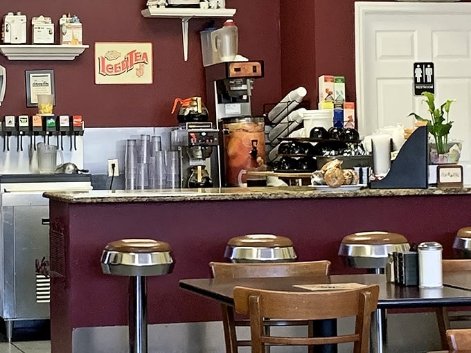 Counter seats: where solo diners become food critics, philosophers, and sometimes the recipients of an extra slice of bacon from the cook.