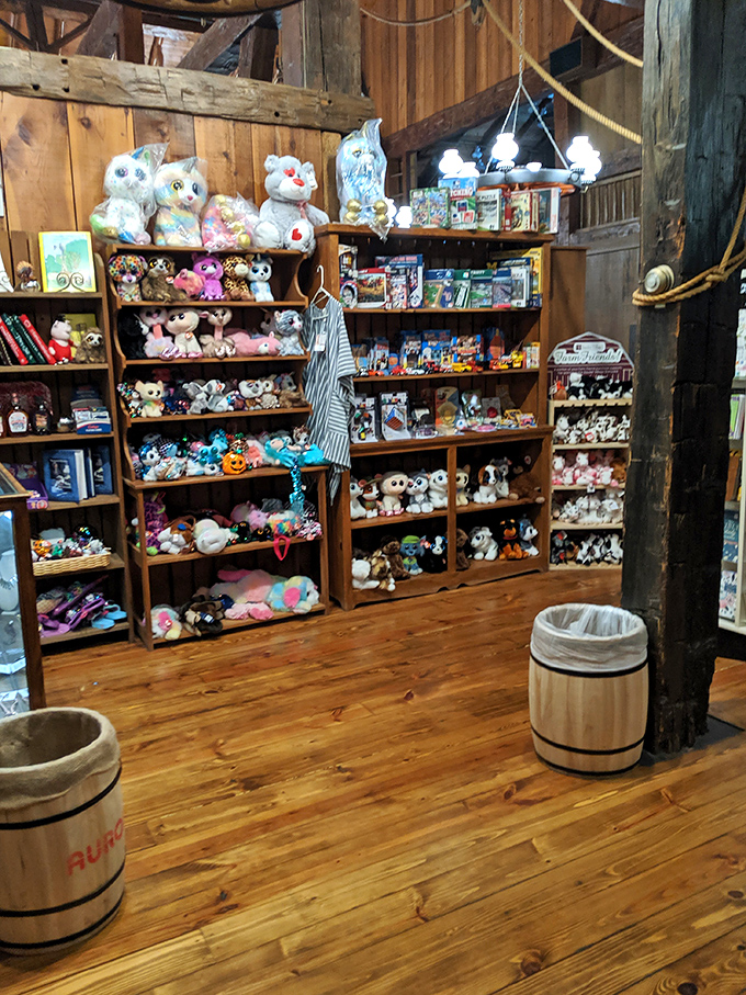 The gift shop: where you can buy a stuffed animal to comfort you when you're missing the restaurant's meatloaf at 3 a.m. 