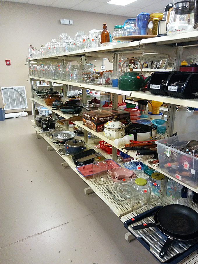 Kitchen treasures await culinary enthusiasts, from barely-used gadgets to vintage cookware that's survived decades longer than most marriages.