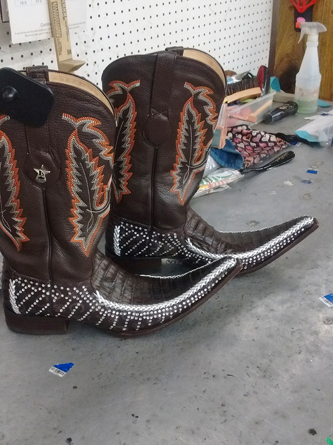 These rhinestone-studded cowboy boots weren't made just for walking – they were made for turning heads at a fraction of retail.