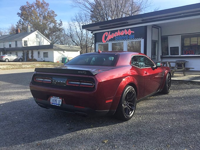 Even muscle cars make pilgrimages here, proving that good taste in automobiles often correlates with good taste in burgers.