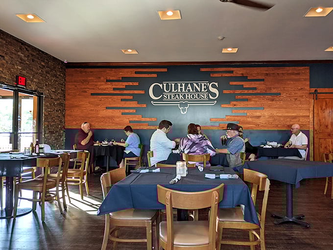 Dining room filled with the quiet hum of satisfaction—the universal language of people experiencing food worth talking about.