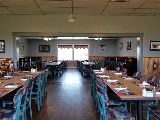 The dining room stretches before you like a promise—each table an opportunity for the kind of meal that becomes a cherished memory.