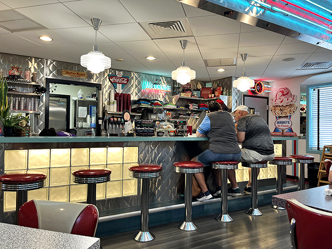 Counter seating—the front-row tickets to the culinary show. Those stools have witnessed countless first dates and family celebrations.