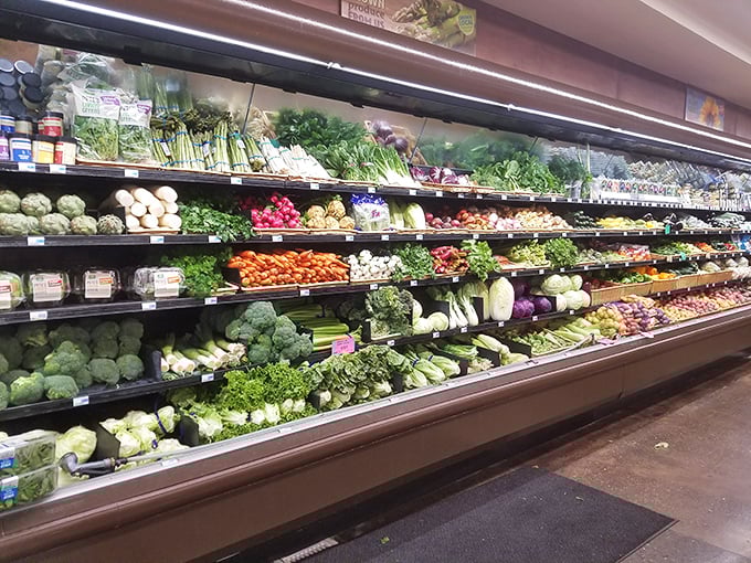 Produce displays that would make an artist weep – this rainbow of vegetables is the foundation of Healdsburg's farm-to-table magic.