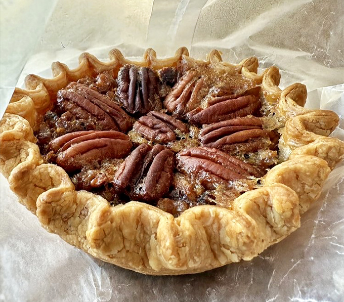 This bourbon pecan pie isn't just dessert – it's the grand finale to your barbecue symphony. The standing ovation is well-deserved.