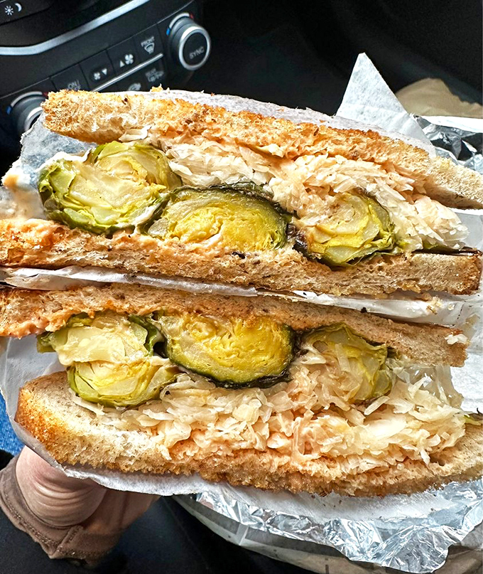 Brussels sprouts on a sandwich? It's culinary rebellion that works so brilliantly you'll wonder why you haven't been eating them this way forever.