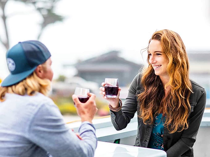 Wine tasting with an ocean view – where "I'm just here for the ambiance" quickly becomes "I'll take two bottles of everything."