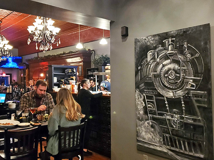 The dining room buzzes with the energy of people united by one common purpose—the pursuit of exceptional food in good company.