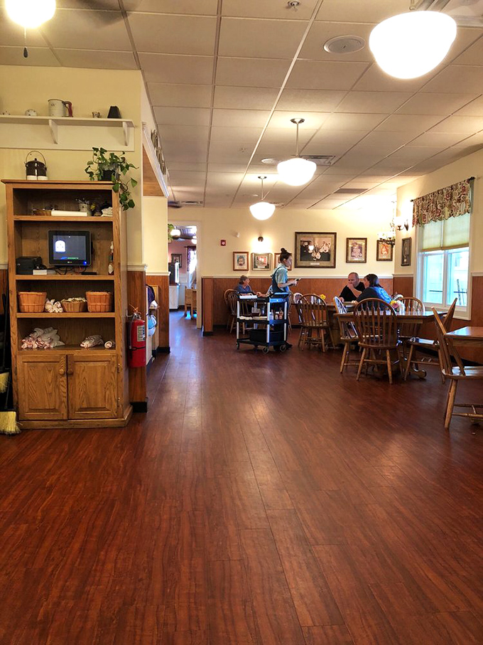Dining rooms filled with Windsor chairs and warm wood tones create the perfect backdrop for the serious business of Southern feasting.