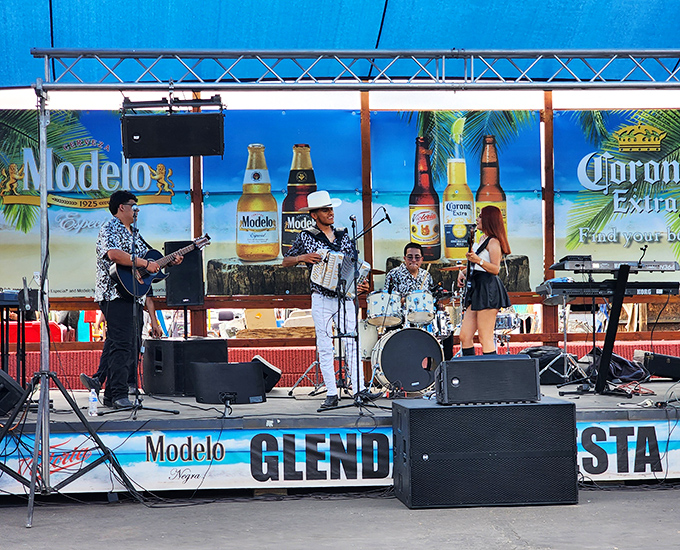 The soundtrack to your shopping spree—live music transforms the market from mere commerce into a full-blown community celebration.