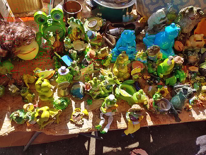 Whimsical frog figurines hop into hearts, bringing garden charm and amphibian personality to outdoor spaces.