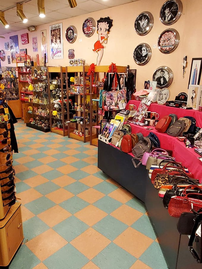 The gift shop that answers the eternal question: "What if I could take this feeling home in the form of Betty Boop merchandise?"