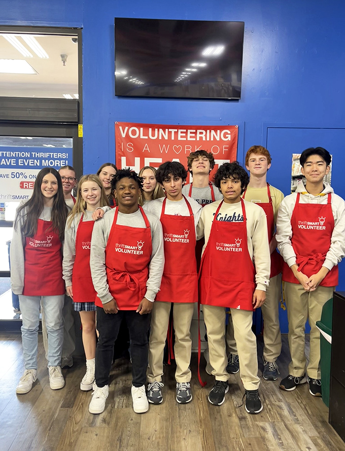 The volunteer crew—thrifting's unsung heroes who transform mountains of donations into organized departments of possibility.