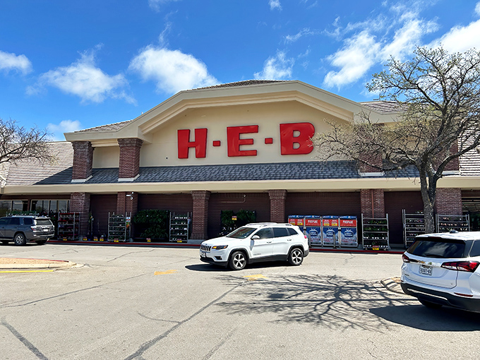 Even the H-E-B supermarket in Kerrville has character – it's not just grocery shopping, it's a cultural institution in these parts.