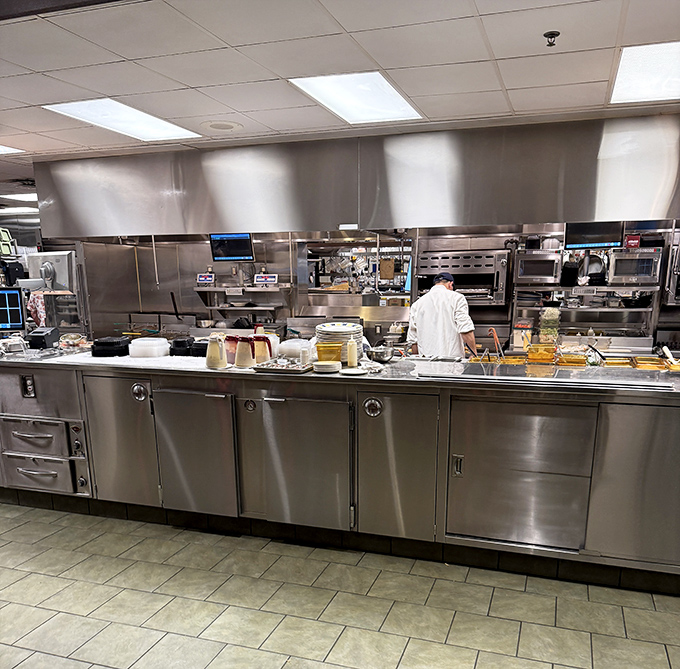 Behind the scenes magic where seafood dreams come true – pristine and professional, just as it should be.