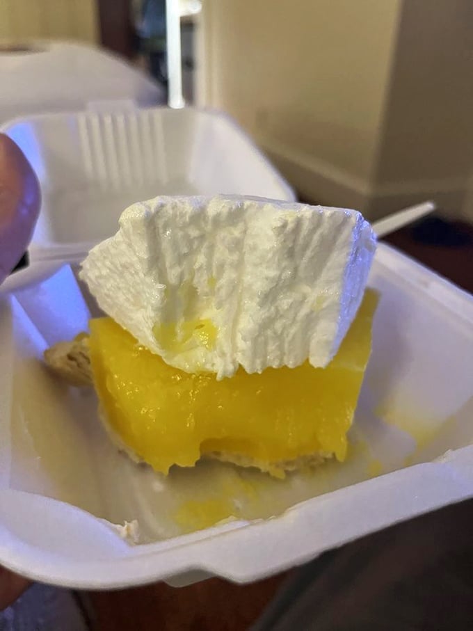 Sunshine on a plate—lemon meringue pie with a cloud of white perfection floating above tangy yellow filling that brightens even the cloudiest Ohio day.