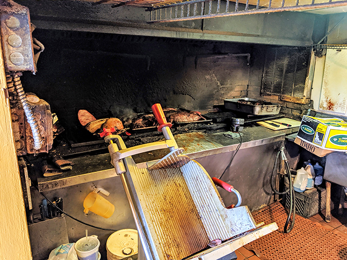 Where the magic happens – this is where ordinary beef transforms into the extraordinary pit beef that dreams are made of.