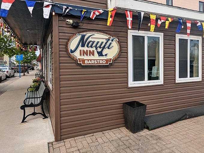 The Nauti Inn Barstro's clever name is just the appetizer—the real feast is the waterfront dining experience that follows.