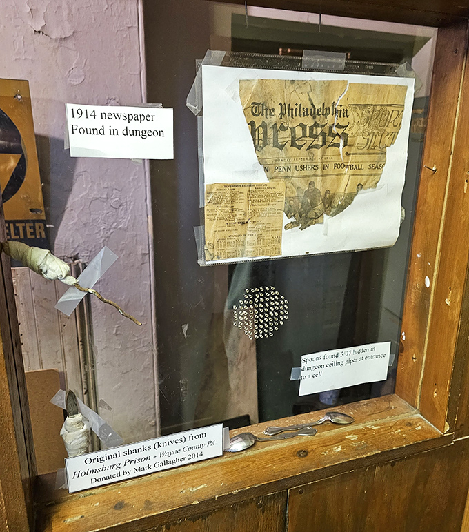 Artifacts speak louder than words—this 1914 newspaper and makeshift weapons tell stories the official records might have missed.