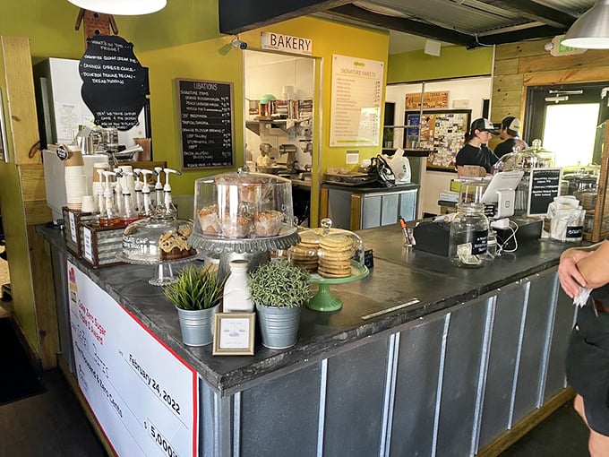 The order counter buzzes with anticipation as customers debate between equally tempting menu options and friendly recommendations.